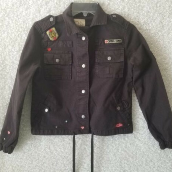 Chaser | Jackets & Coats | Chaser Black Military Jacket | Poshmark